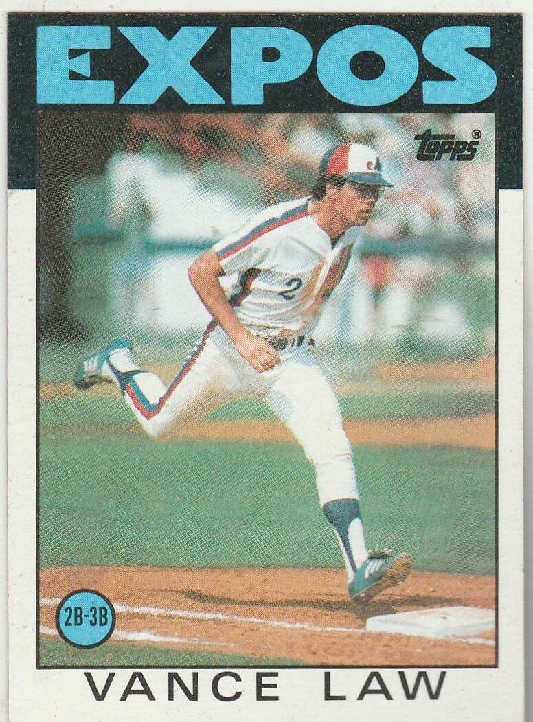 FREE SHIPPING-MINT-1986 Topps #787 Vance Law Expos PLUS BONUS CARDS | eBay