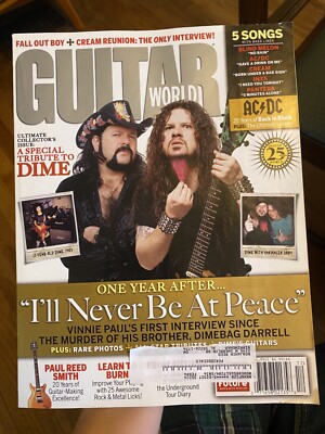 Guitar World Magazine December 2005 Vinnie Paul | eBay