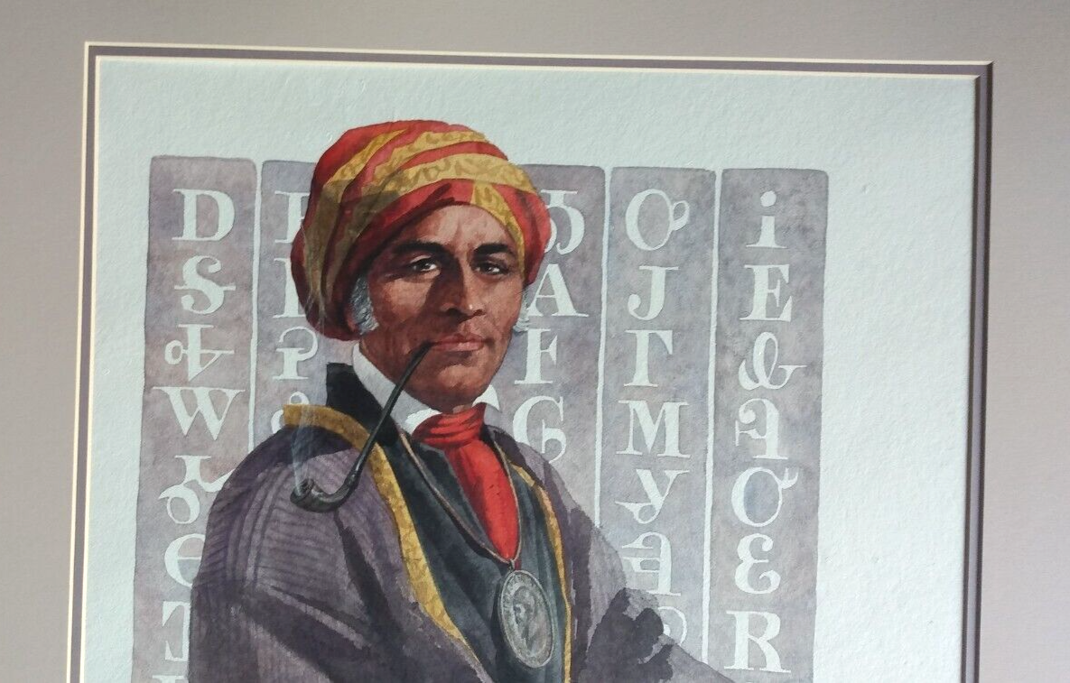 Sequoyah Indian Silversmith