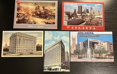 Lot of Five Atlanta, Georgia Postcards | eBay