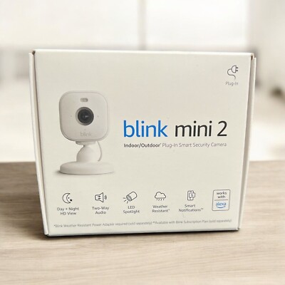 Blink Mini 2 — Plug-in smart security camera, HD night view in color ...