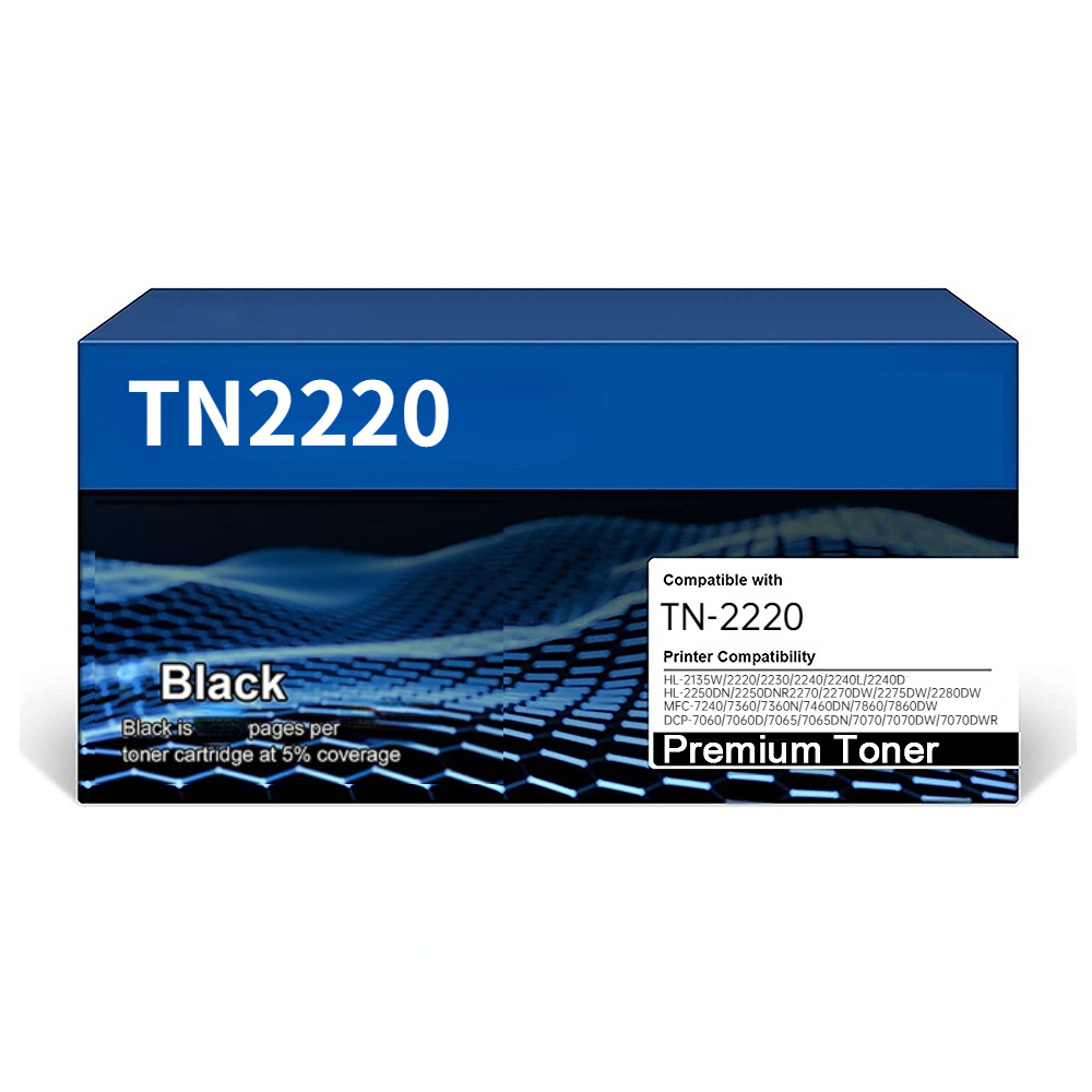 TN2220 Toner Cartridge Compatible for Brother HL 2270DW HL 2240 2135W ...