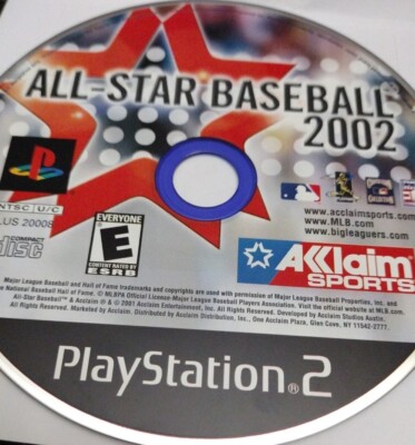 All-Star Baseball 2002 (Sony PlayStation 2 disc only, 2001) ps2 ...