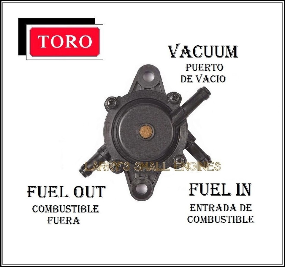 Toro Fuel Pump 127-9206 Exmark Quest TimeCutter TORO Mikuni 139-0684 TITAN HD | eBay