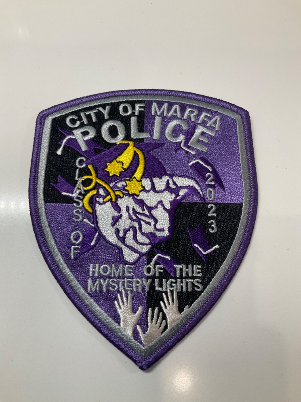 Colorful Marfa Police Class of 2023 State Texas TX | eBay