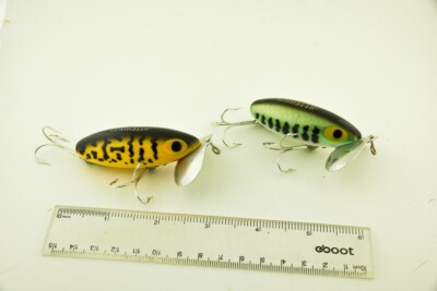 Vintage Fred Arbogast Jitterbug Antique Fishing Lure Lot of 2 JJ26 | eBay