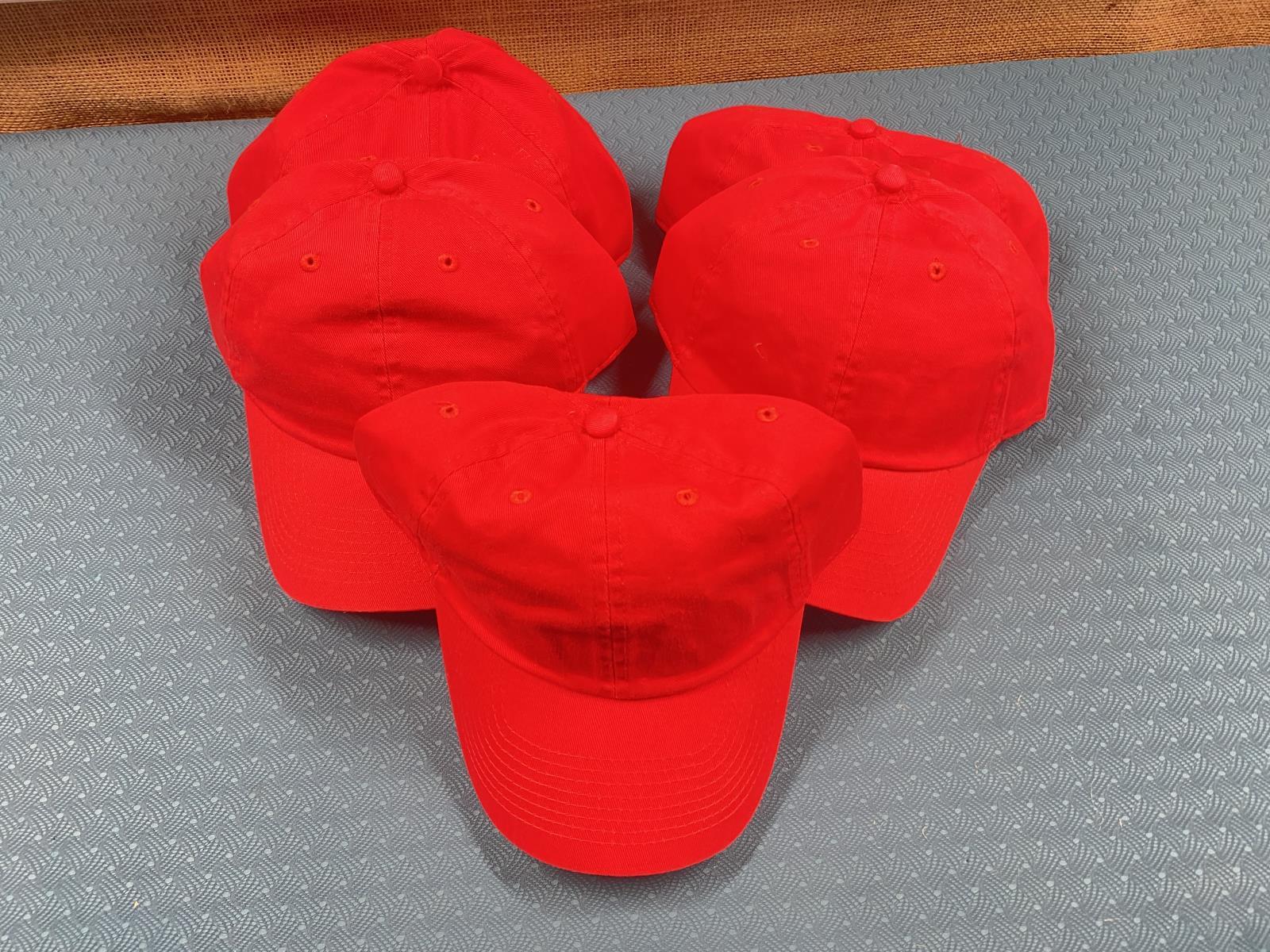 5 NEW PSP ATHLETICS 🥎 SOLID RED FITTED BASEBALL HATS 🥎 FREE SHIPPING | eBay