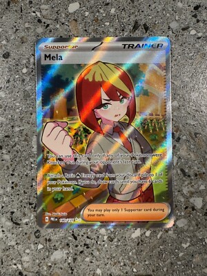 Pokemon TCG Cards Mela 140/131 Prismatic Evolutions Full Art Ultra Rare ...