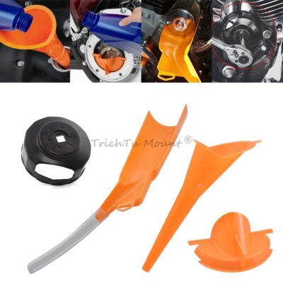 Oil Fill Funnel+Oil Catcher Drain Oil Funnel+Oil Filling Funnel Kit For ...