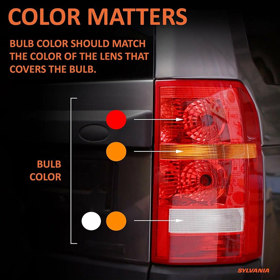 Sylvania LED Light 4114 White 6000K Two Bulbs DRL Daytime Running ...