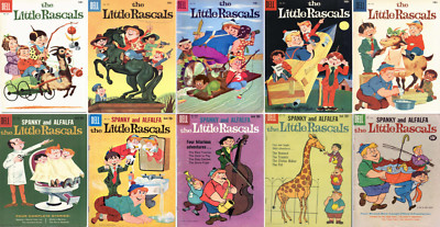 1956 - 1962 The Little Rascals Comic Book Package - 11 eBooks on CD | eBay
