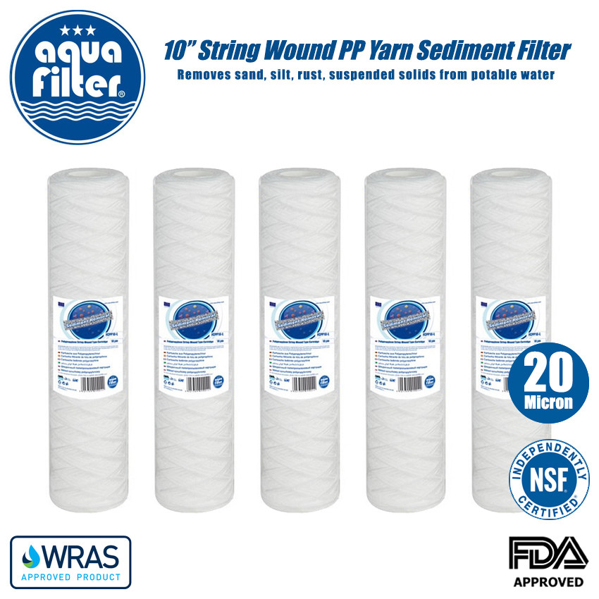 Aquafilter FCPP20 10SL 20 Micron Cartridge - White for sale online | eBay