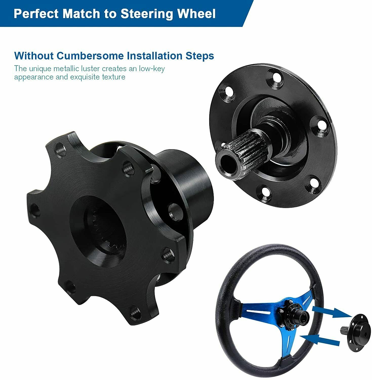 ⭐Universal Car Racing Steering Wheel Quick Release Disconnect Hub ...