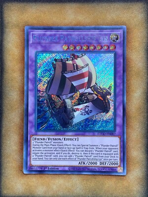 Yugioh Plunder Patrollship Lys ETCO-EN087 Secret Rare 1st Ed NM | eBay