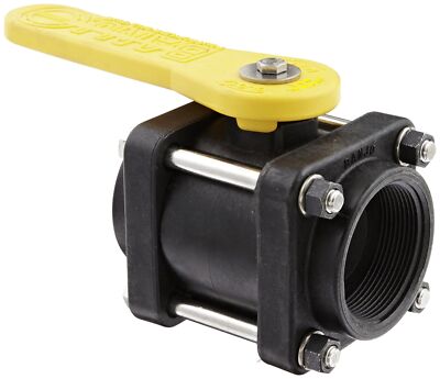 V200 Banjo 2 Inch Standard Port Poly 4-Bolt Ball Valve 200 Max PSI FKM ...
