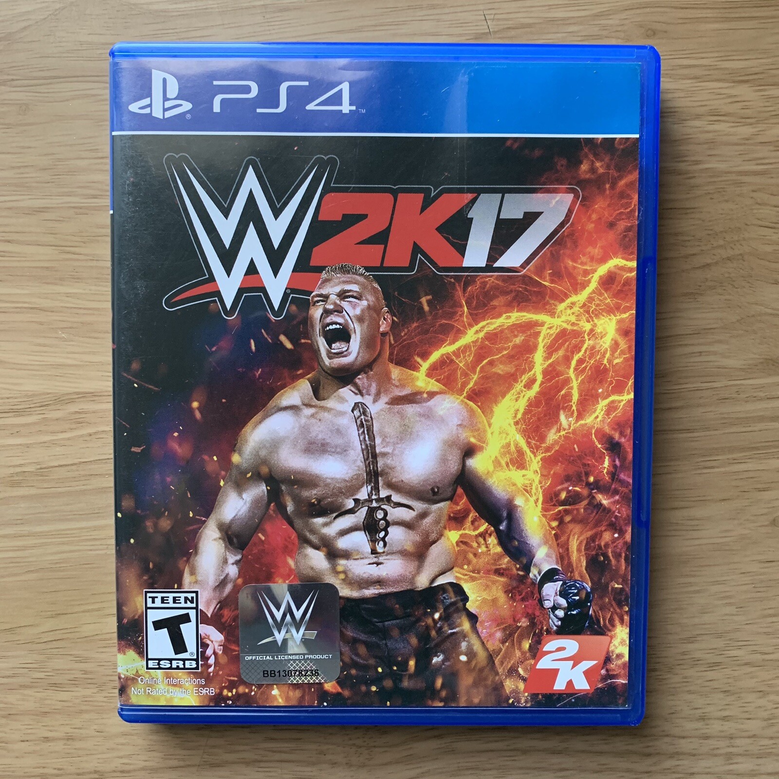 WWE 2K17 (Sony PlayStation 4, 2016) PS4 Top of the disc scratched | eBay