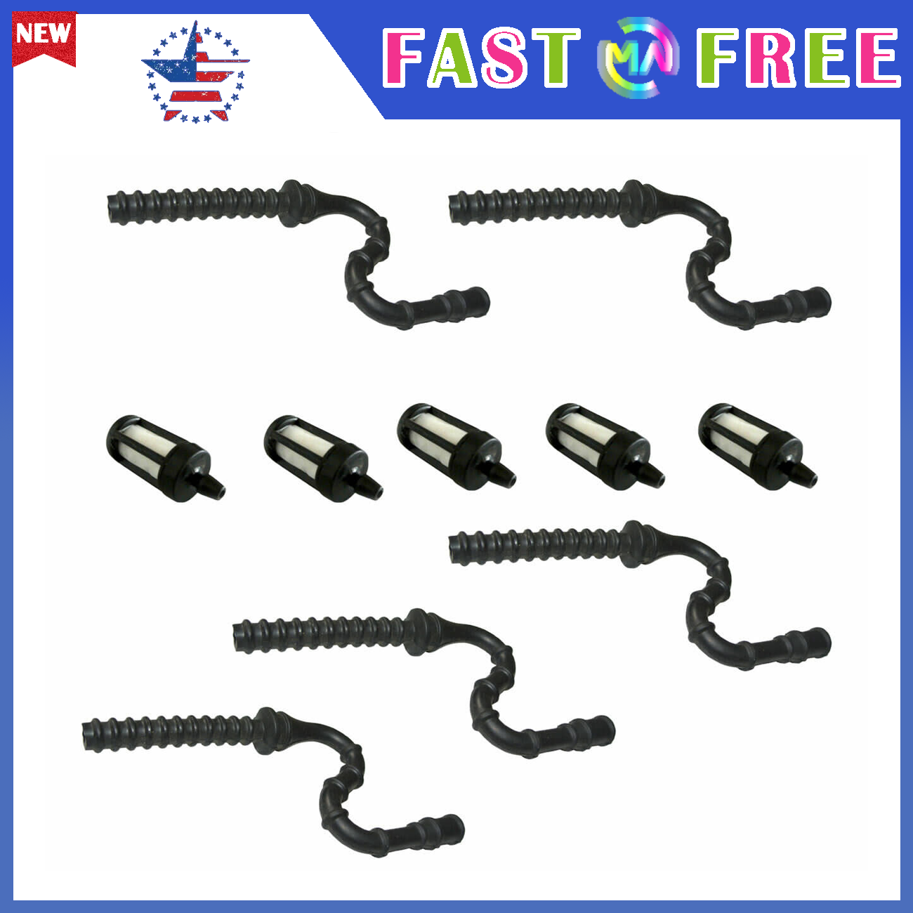 Gas Line Fuel Hose Filter 5kit Fits STIHL 024 026 MS260 MS240 034 036 ...