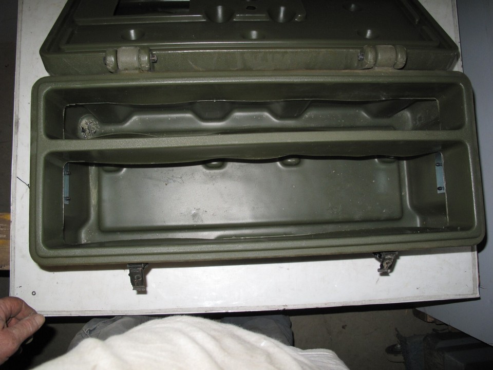 Hard Case Military Caisi Client Module 28x13x11 Hinged Lid | eBay