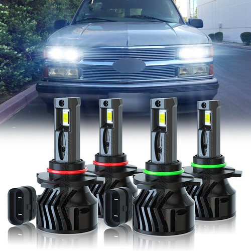 6000K Front LED Headlight High Low Beam Bulbs Combo For Isuzu Hombre ...