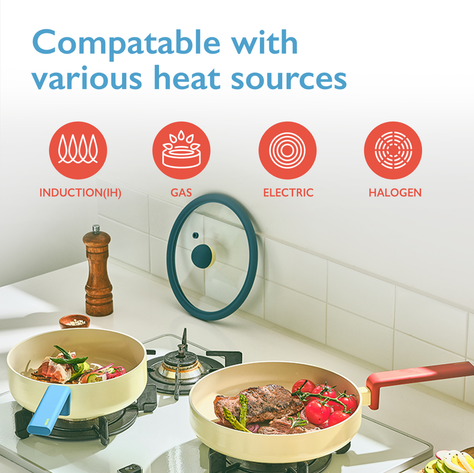 Neoflam Danish Kitchen Cookware Set, Non stick Ceramic Coating ...