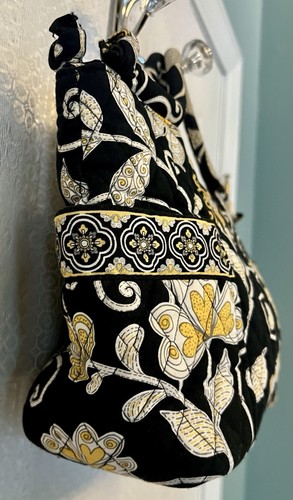 Vera Bradley Yellow Bird Pattern Quilted Cotton Satchel Bag Handbag | eBay