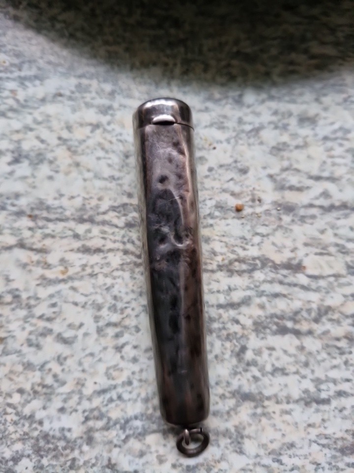 Antique Silver Cheroot Case | eBay UK