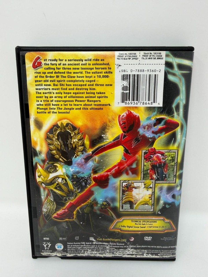 Power Rangers Jungle Fury: Into the Jungle Ultimate Episode DVD | eBay