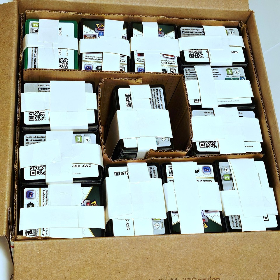POKEMON TCG ONLINE 5000 + CODE CARD LOT SWORD SHIELD SCARLET VIOLET ...