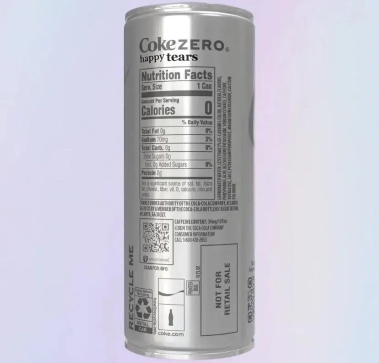 Coca‑Cola Happy Tears Zero Sugar Hype Kit 2024 Limited Edition Release ...
