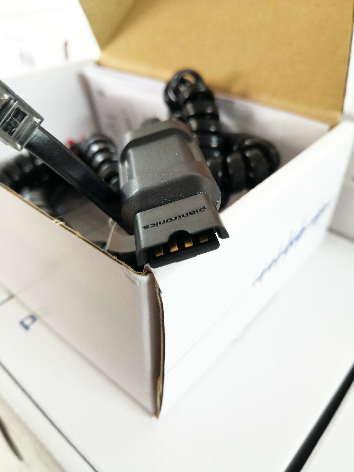 Plantronics 49323-44 HIC Cord Direct Connect Adapter Cable | eBay