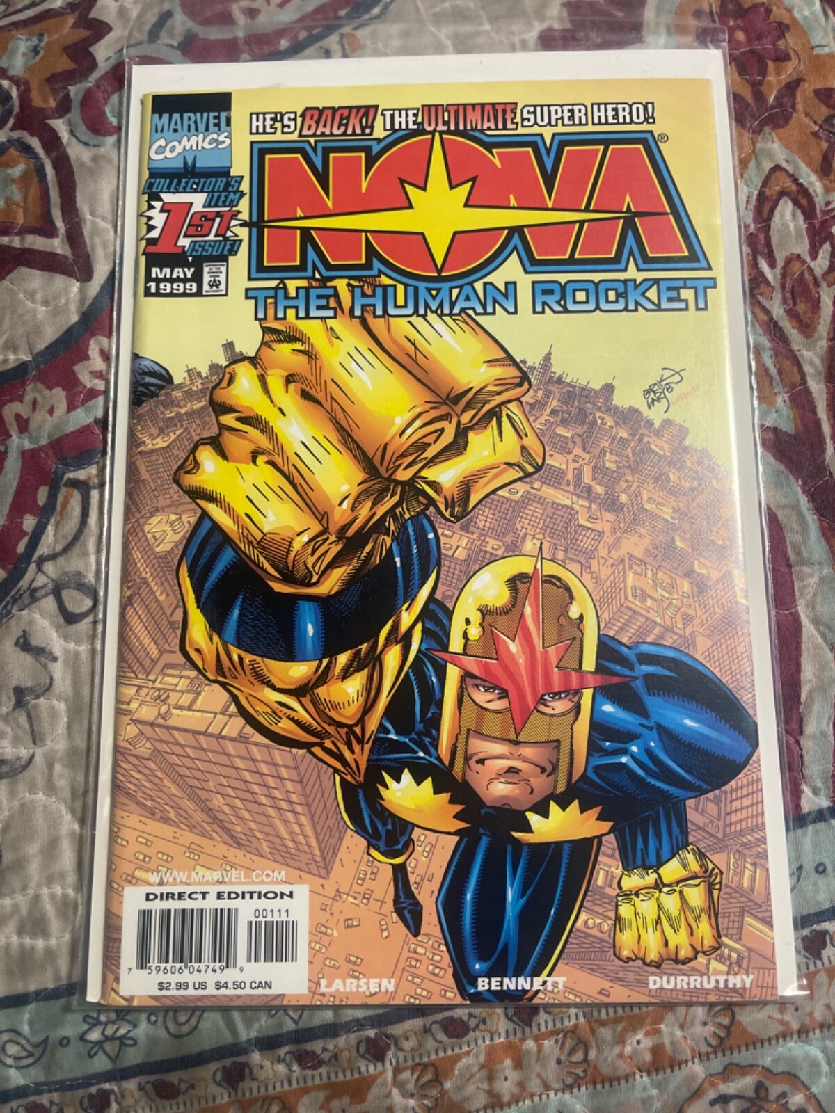 Cb7~comic book May 1999- #1- Nova the human rocket | eBay