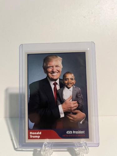 Donald Trump 45th U.S President Custom Made Trading Card | eBay
