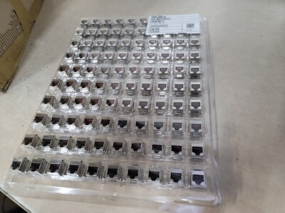100 Pieces Amphenol Ethernet Connectors Modular Jacks RJE172881321 ...