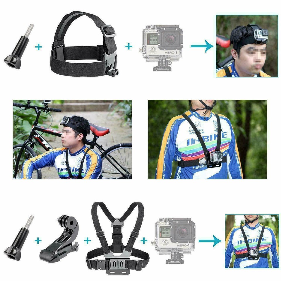 GoPro HERO 6/7 Black Silver White Deluxe Accessories Kit 818279017809| eBay