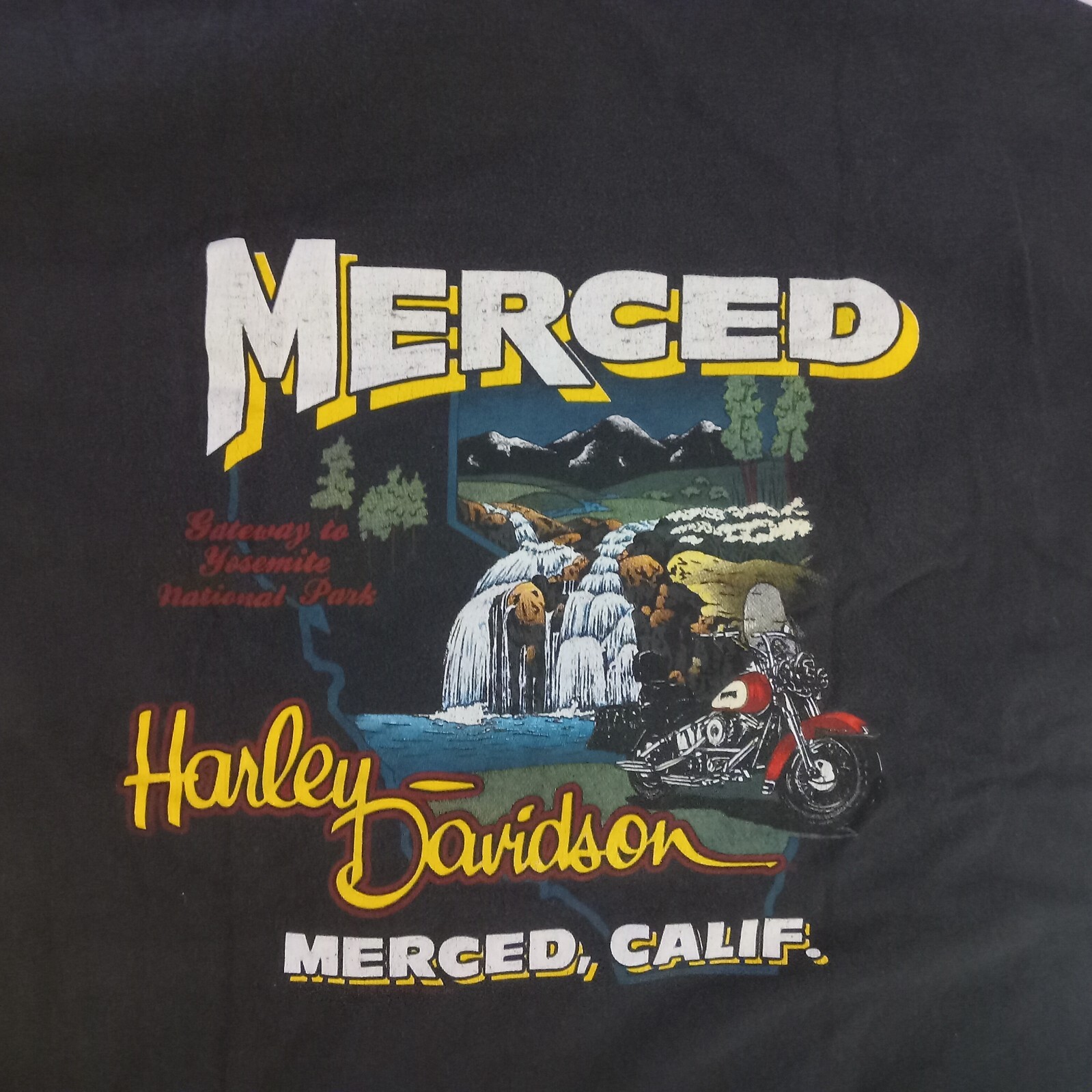 VINTAGE HARLEY DAVIDSON MOTORCYCLE MERCED CALIFORNIA … - Gem