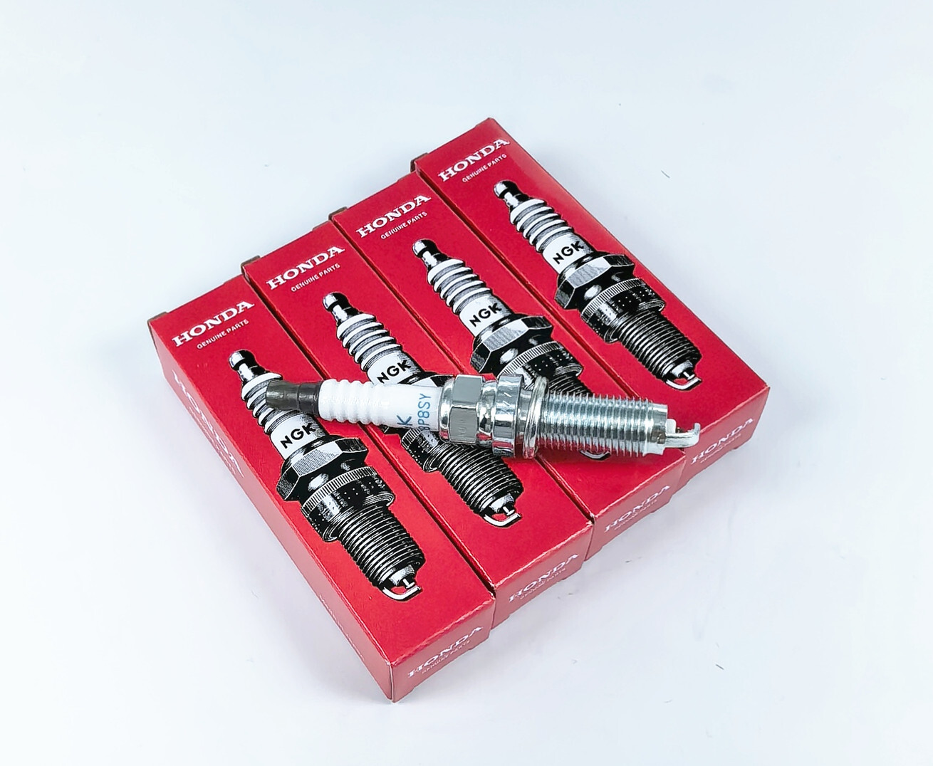 4Pcs New 12290-6A0-A01 Spark Plug DILKAR8P8SY Fits For Honda Civic CR-V ...