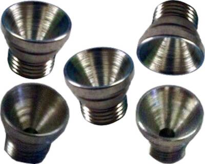 5-pc Aluminum Funnel 1 Hit Metal Bowl Part Tobacco Bong One Hitter ...