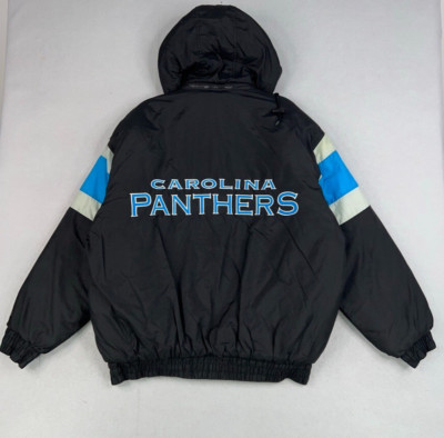 Vintage Carolina Panthers Jacket Men XL Winter Coat Game Day Logo 7 NFL ...