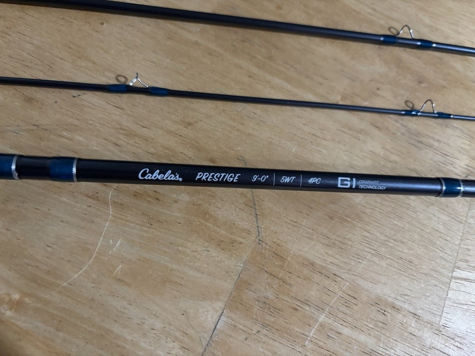 Cabela's Prestige II, 9' 4-Pc Fly Fishing Rod w/REEL II 5-6 & Case | eBay