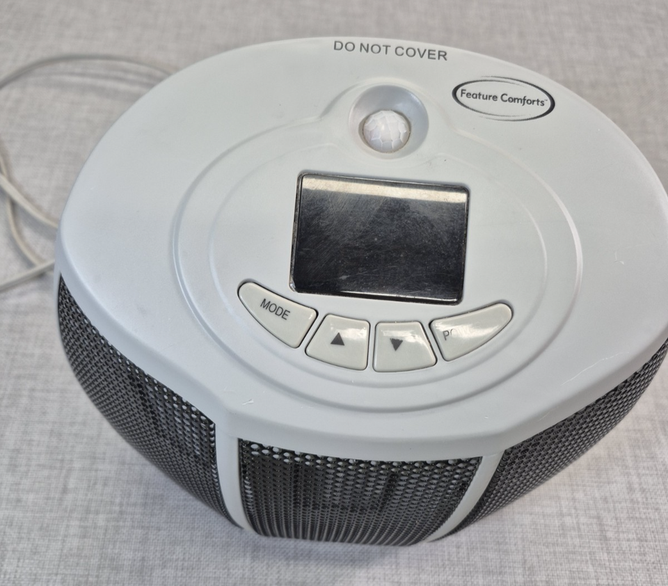 Feature Comforts Portable Ceramic Fan-Forced Heater Model HC-0104S ...
