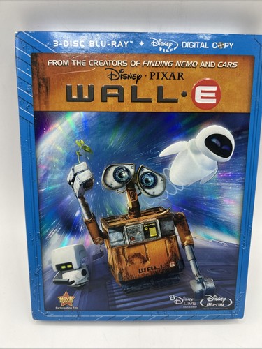 Wall-E (Blu-ray Disc, 2008, 3-Disc Set, Widescreen) SEALED NEW Disney ...
