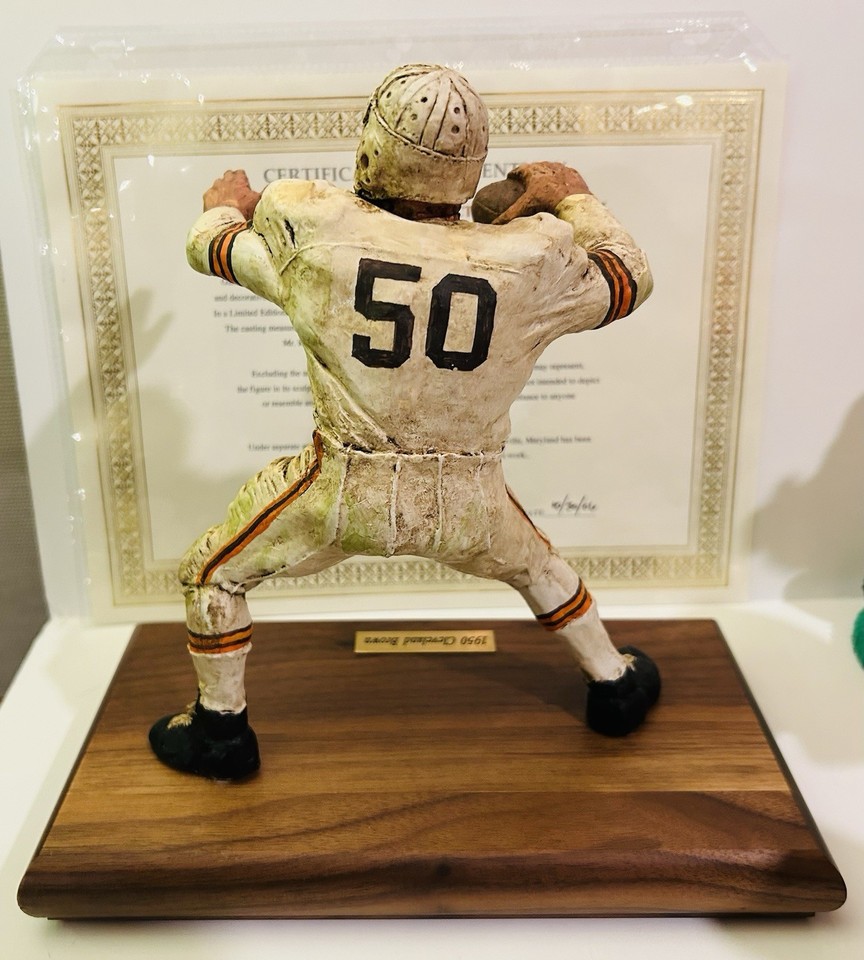 RARE FAK FRED KAIL "CLASSIC GRIDIRON QUARTERBACK" 1950 CLEVELAND BROWNS ...