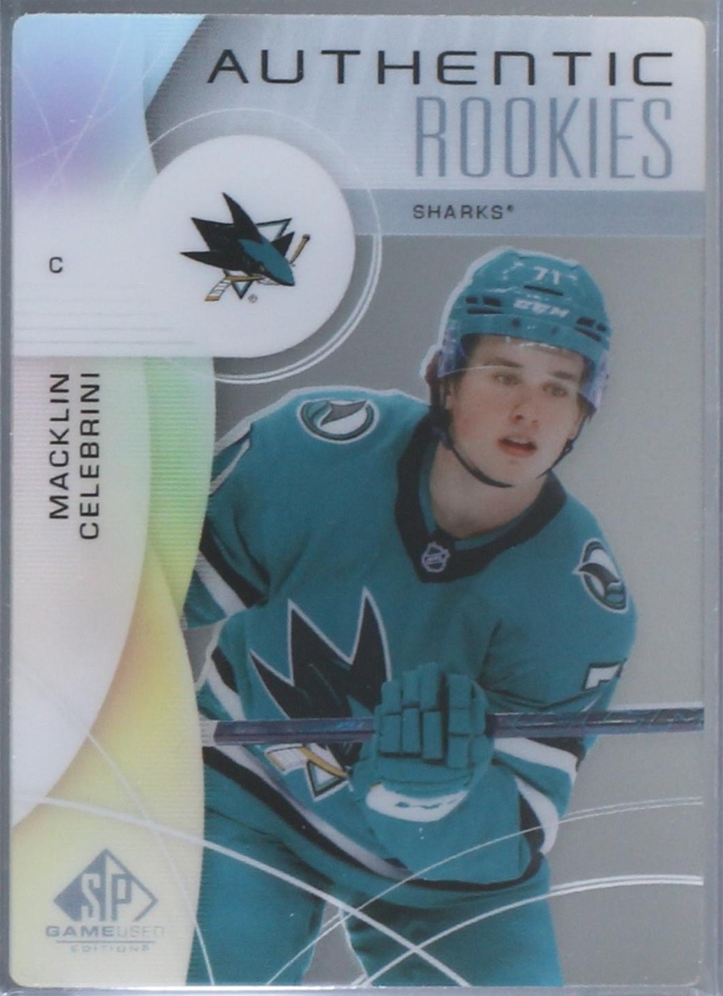 2024-25 Upper Deck Sp Game Used - Authentic Rookies Macklin Celebrini ...