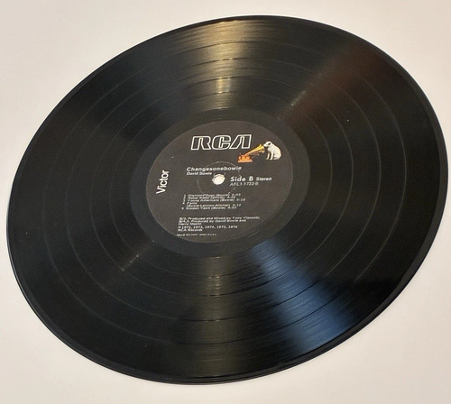 David Bowie CHANGES ONE BOWIE 1976 Vinyl LP Album AFL1-1732 Black RCA ...
