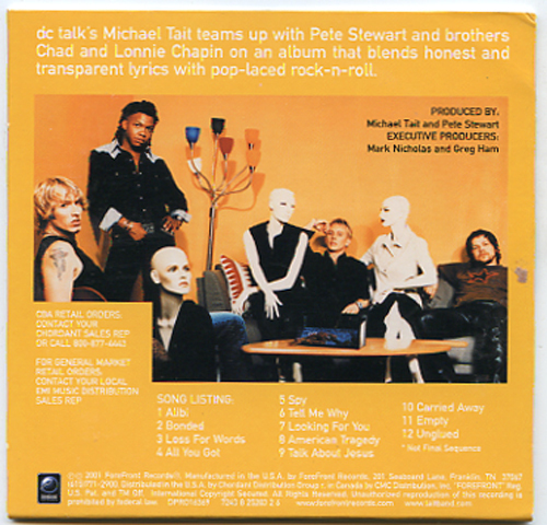 TAIT Empty advance promo 2001 CD 12 Tracks | eBay