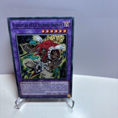 YuGiOh Elementar-HELD Necroid Shaman SGX2-DEE11 Common Neu 1st | eBay.de