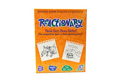 570037 REACTIONARY THE COMPETITIVE TEAM VS TEAM DRAWING GAME FAMILY FUN ...