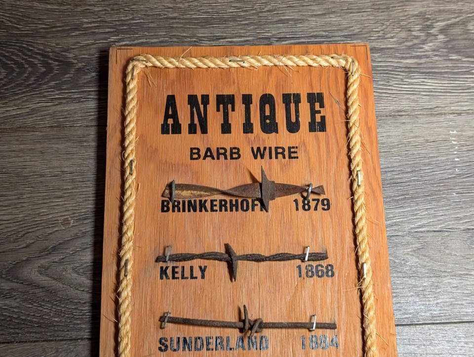 Amos Crouch Antique Barb Wire Collection 1876 - 1881 | eBay