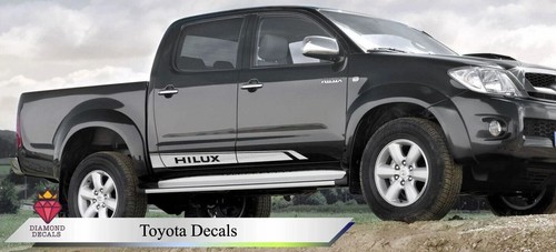 Toyota Hilux Side Stripes Graphics Decals Both Sides Any Year Stickers ...