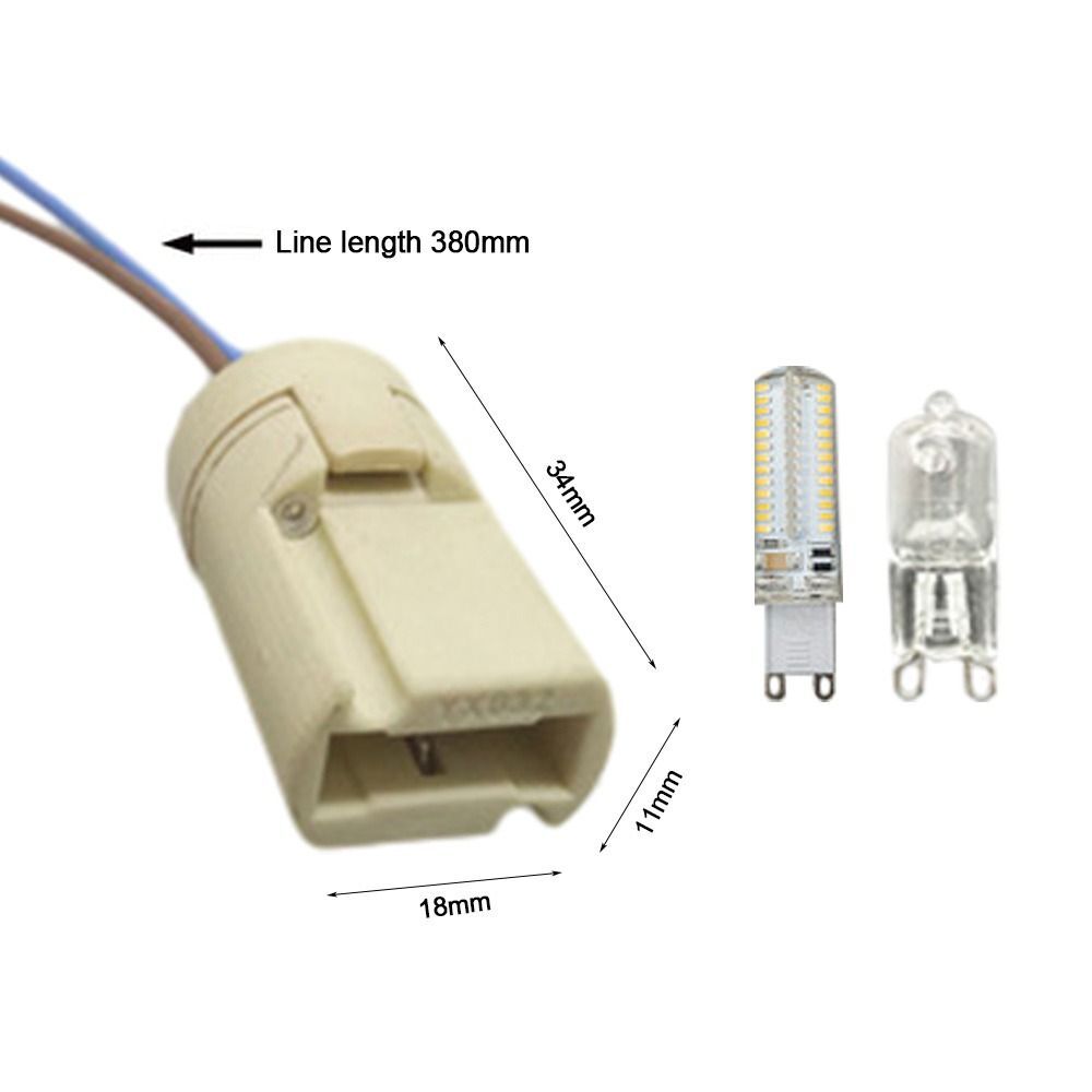 G4 Socket Plug Bulb Base Wire Connector G4/G5.3/G9 Lamp Base for ...
